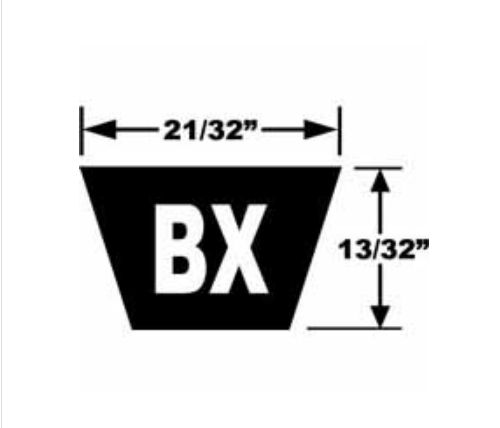 Gates BX39 Tri-Power EPDM Vextra Power Transmission V-Belt 21/32" x 13/ ...