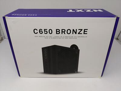 NZXT C650 Bronze 650W PSU 80 Plus Certified Semi-Modular ATX Power ...