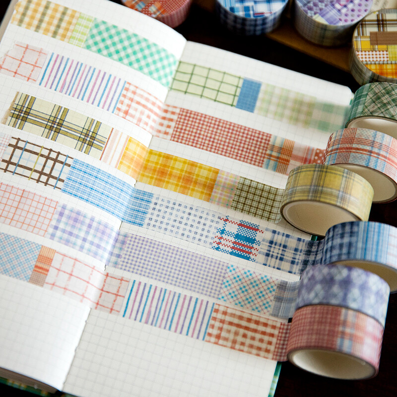 Washi Tape Vintage grids 18mmx3m MT548 | eBay