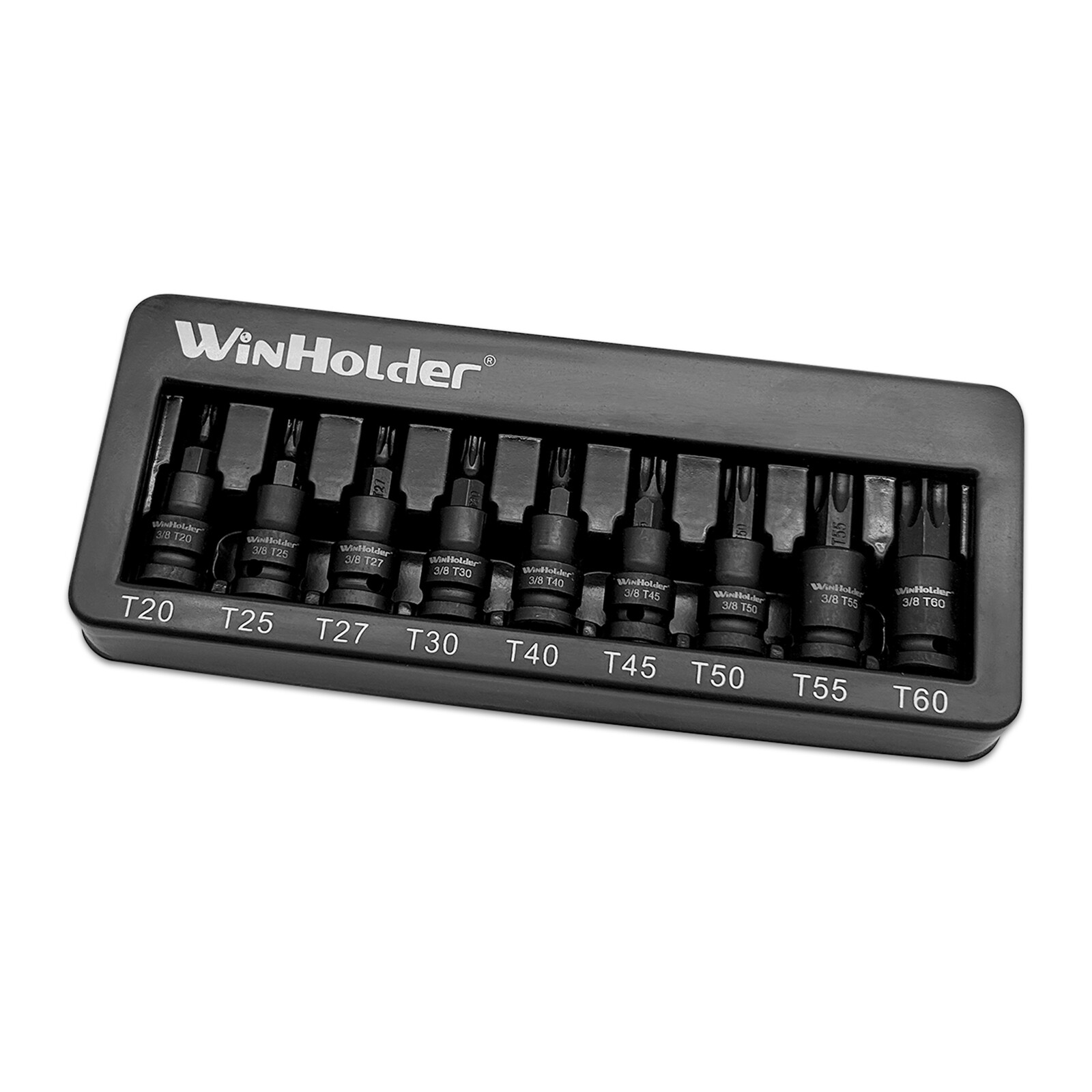 9PIECE IMPACT TORX BIT Sockets Set 3/8" Drive Impact TRX Star Sockets ...