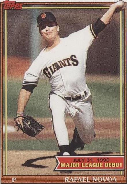 1990-91 Topps Major League Debut 1990 - Rafael Novoa #116 (RC) for sale ...