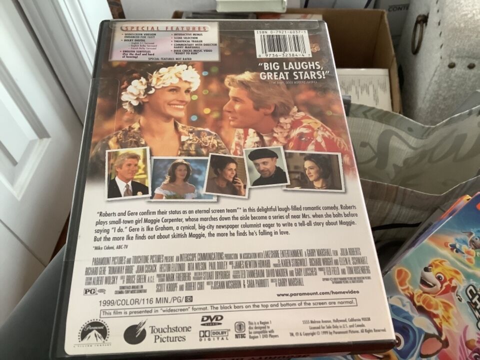 Runaway Bride DVD …Brand New ! Julia Roberts Richard Gere | eBay