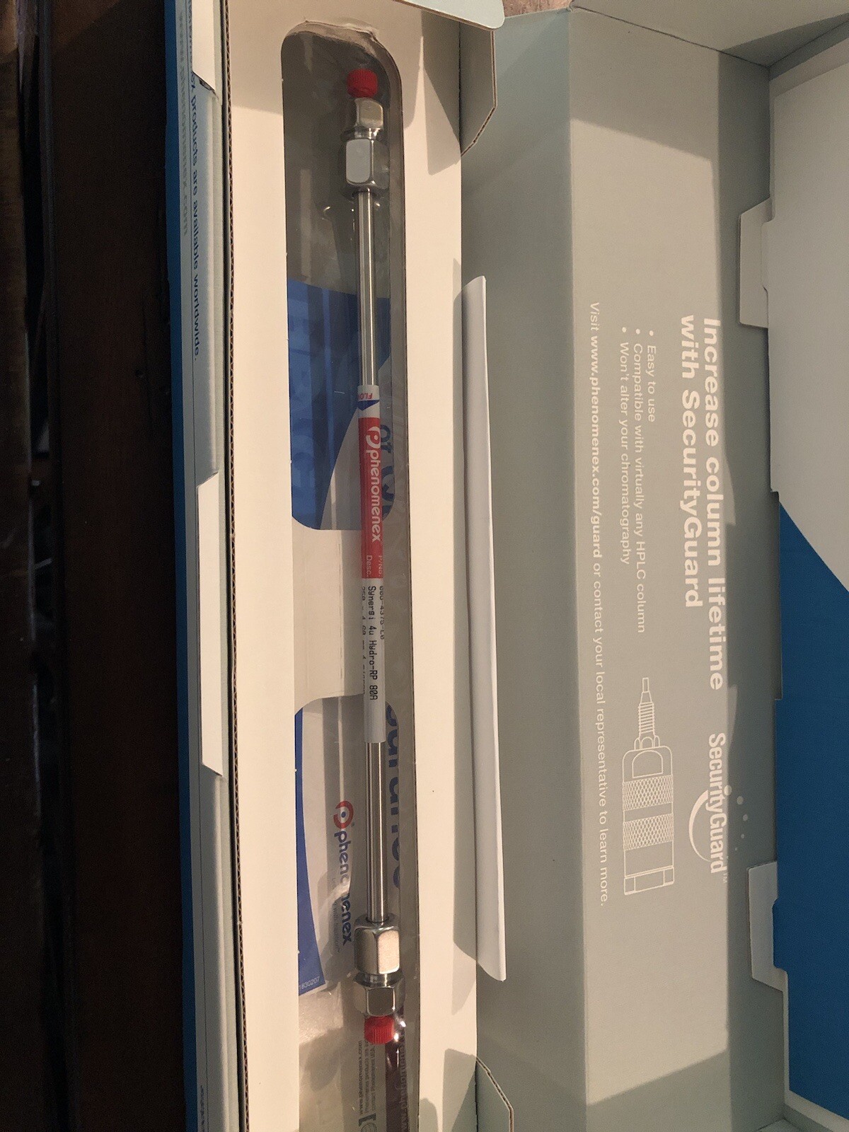 Phenomenex 00g-4375-e0 Synergi 4u Hydro-rp 80a 250 X 4.6 60 Mm HPLC ...