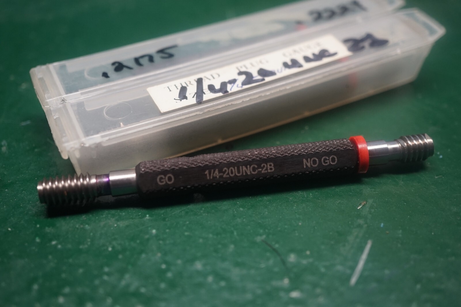 Go & No Go Thread Plug Gage Set 1/4-20 UNC-2B | eBay