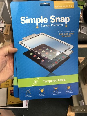 Apple iPad Air 1/2/Pro 9.7" Simple Snap Screen Protector New In Package ...