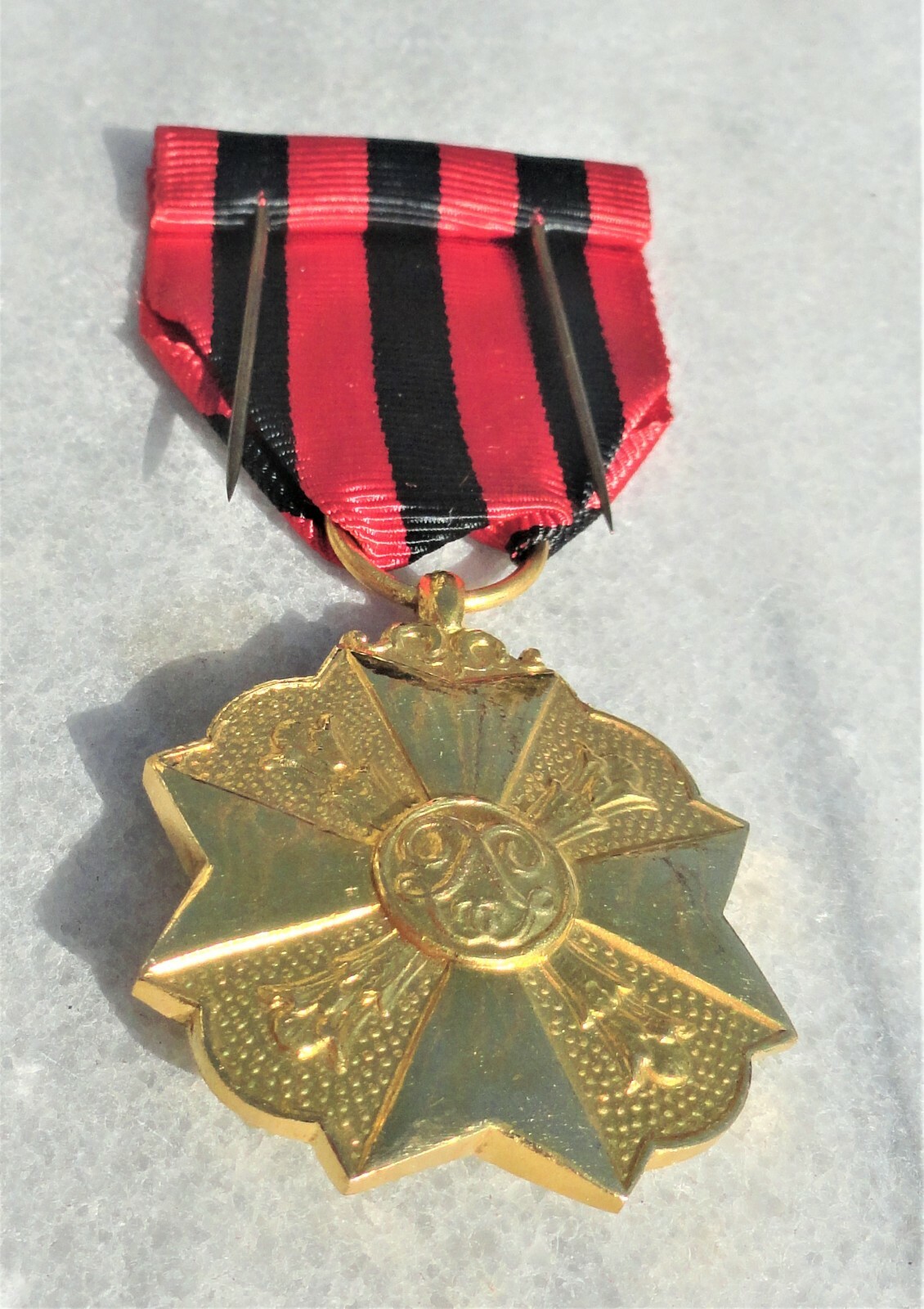 Belgian medal Military.Civic Decoration Civic Medal First Class.Service ...