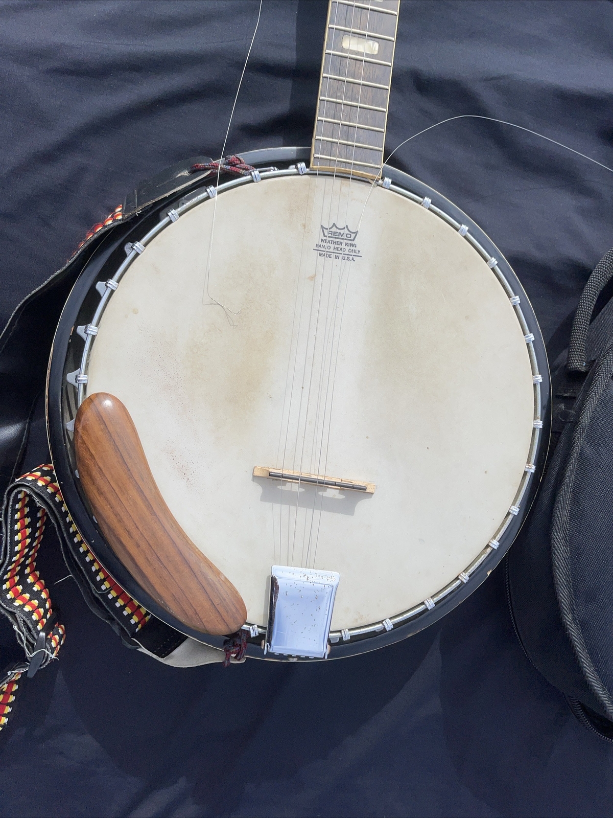 Vintage Lotus 5 String Banjo - Remo Weather King Head - Hard to find ...