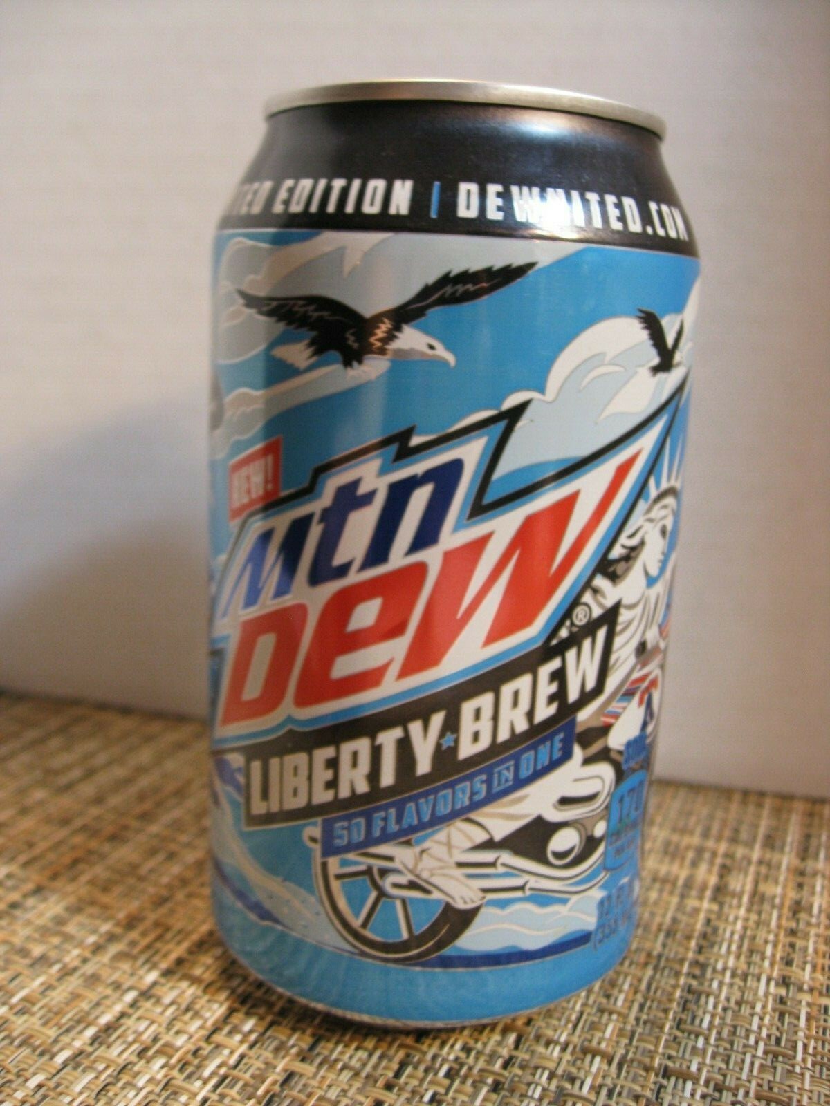 Mountain Dew Liberty Brew Empty Can - Patriotic - Limited Edition ...