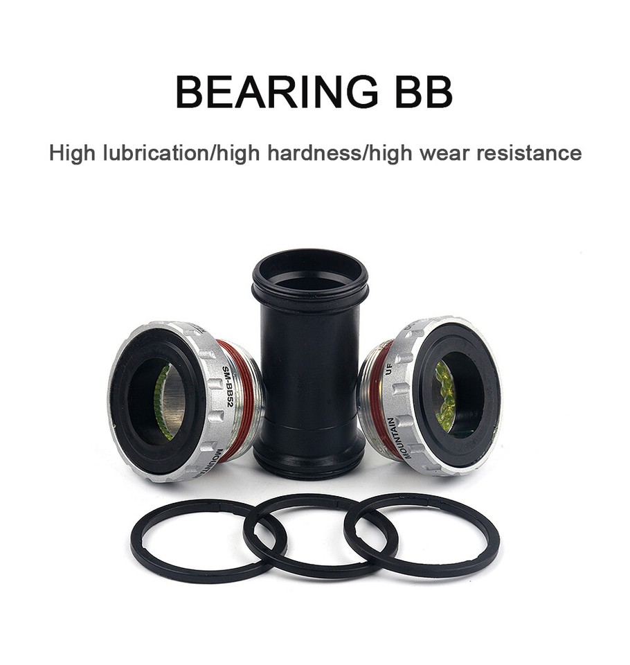 Shimano Deore SM-BB52 68/73mm BSA Hollowtech II Threaded Bottom Bracket ...