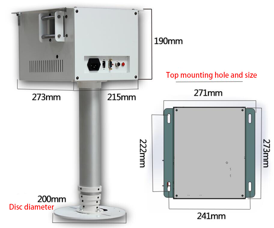 1m Projector Electric Lifting Hanger Camera Lifting Instrument Remote ...