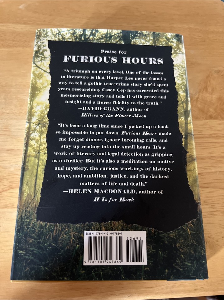Furious Hours by Casey Cep, Hardcover, Signed, First Edition ...