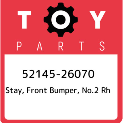 52145-26070 Toyota Stay, front bumper, no.2 rh 5214526070, New Genuine ...