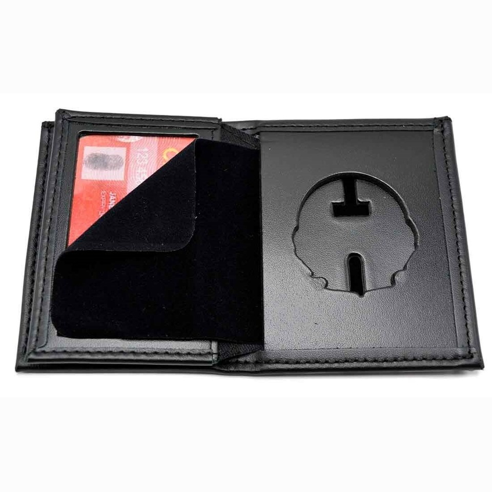 Perfect Fit Custom Badge Wallet Police Corrections Bifold Leather Many ...