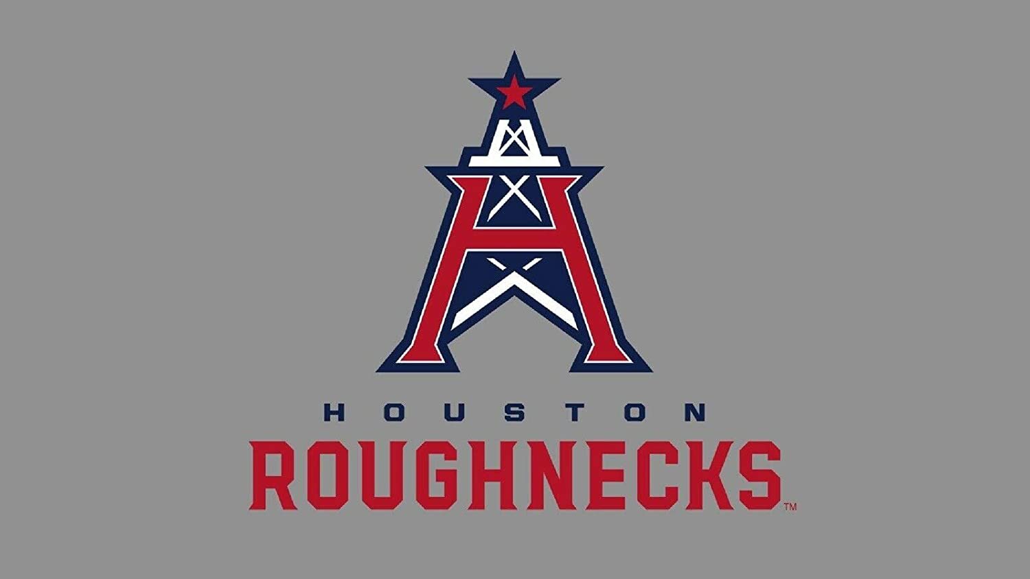 Houston Roughnecks Logo 3x5ft NYLON Flag XFL rare not found elsewhere ...