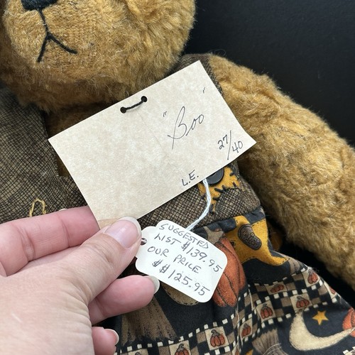 Limited Ed. 27/40 Olde Friends Bear Co. Artist Signed "Boo" Teddy Bear ...