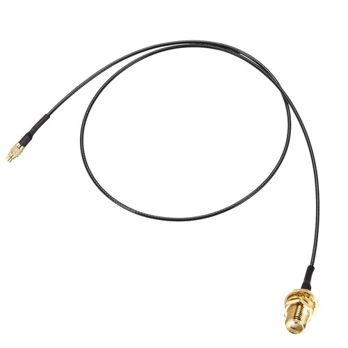 MMCX Male to SMA Female Bulkhead RF Adapter Connector 20inch RF1.37 ...