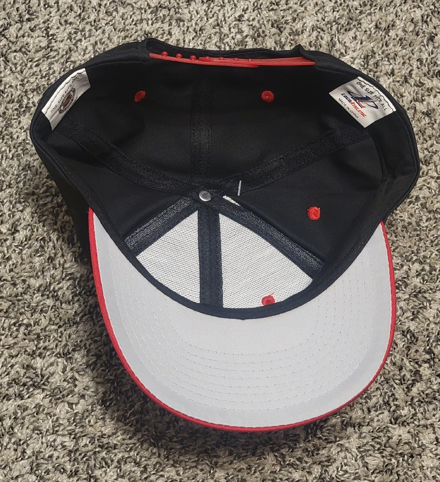 VTG RARE NHL BUFFALO SABRES GOATHEAD LOGO ATHLETIC TWO TONE SNAPBACK ...