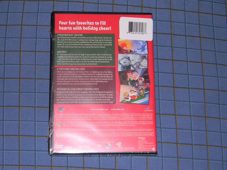 Holiday Family Fun Collection DVD-MISER BROS CHRISTMAS, JACK FROST,YOGI ...