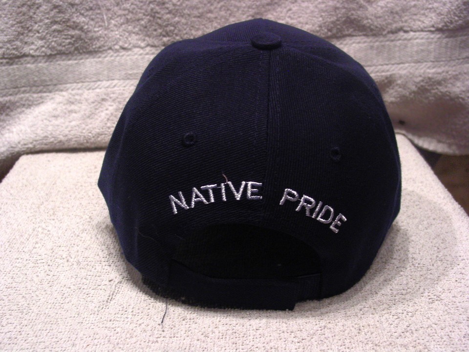 NATIVE PRIDE EAGLE INDIAN BASEBALL CAP HAT ( DARK BLUE ) | eBay