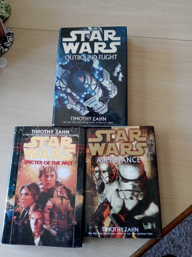 Star Wars Zahn 3 Books HCDJ/ Outbound Flight 1st ed, Allegiance ...