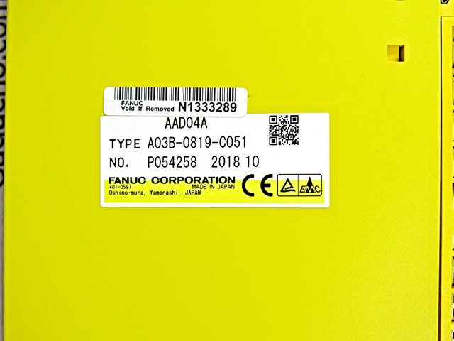 FANUC Analog Input Module MDL AAD04A (A03B-0819-C051) for sale online ...