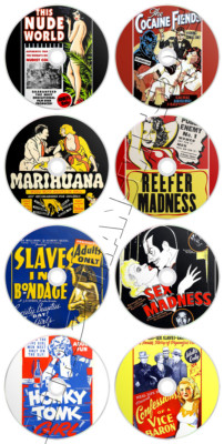 Collection of Classic Early Exploitation Films/Movies 1930's, 1940's (8 ...