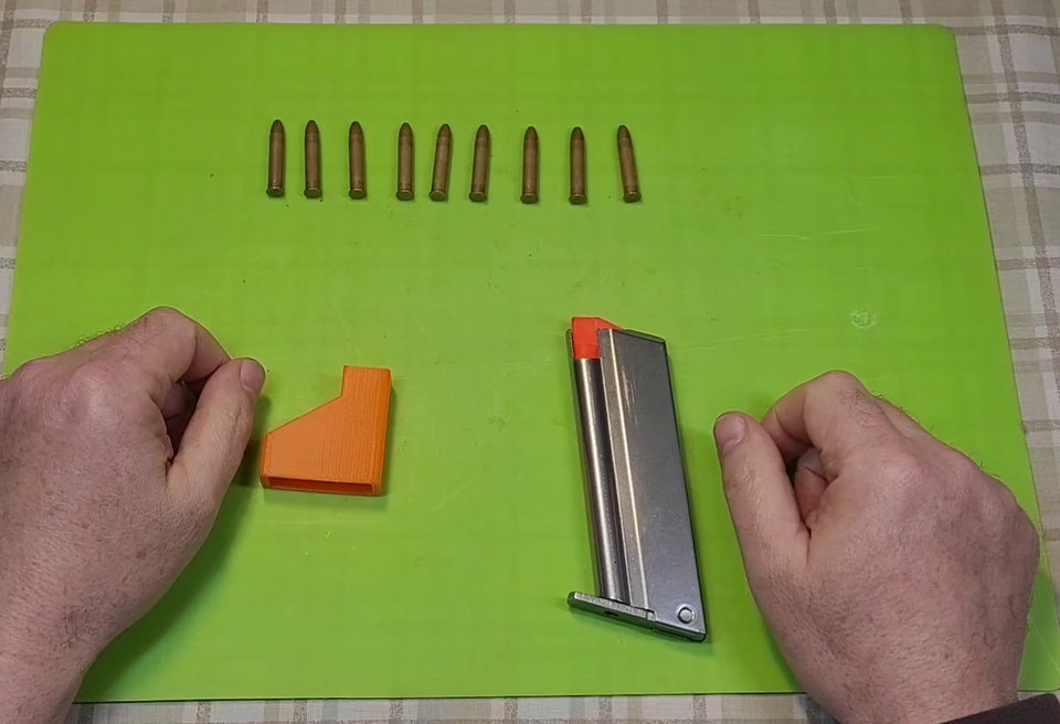 Thumb Saver magazine Loader for AMT AutoMag II .22 WMR | eBay