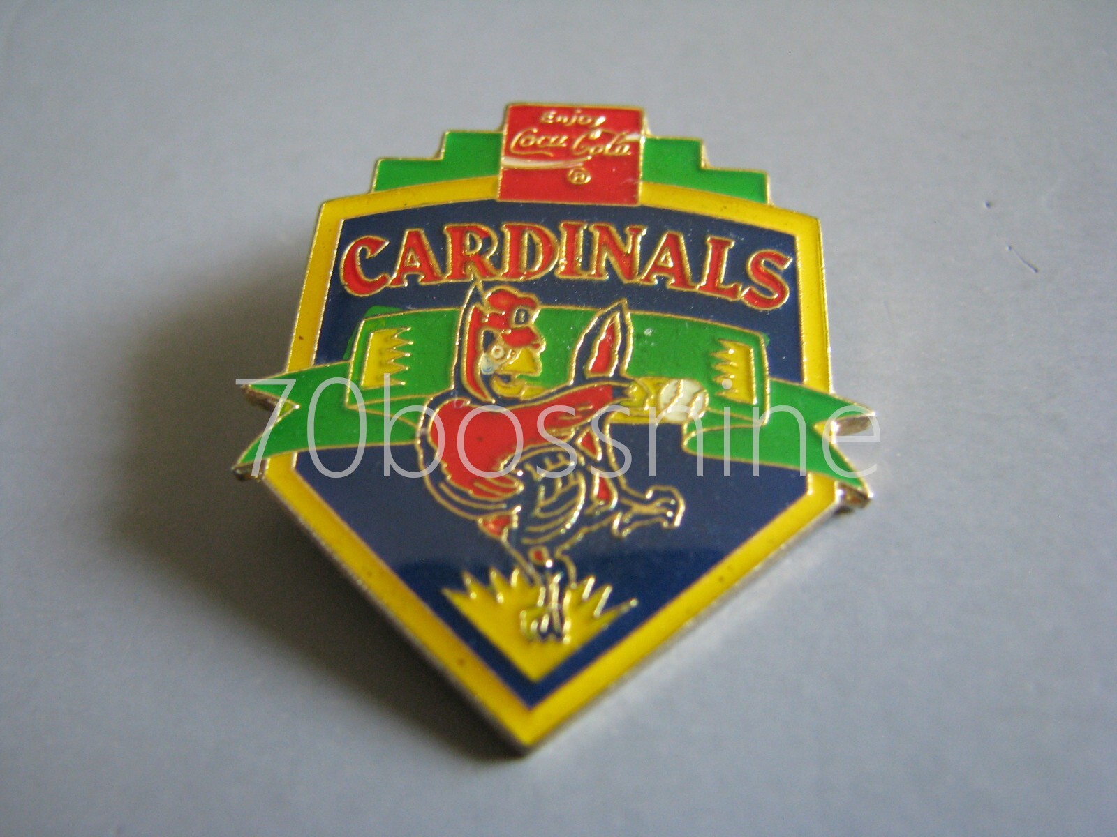 ST. LOUIS CARDINALS COCA-COLA VESION 2 MLB BASEBALL HAT PIN LAPEL PIN ...