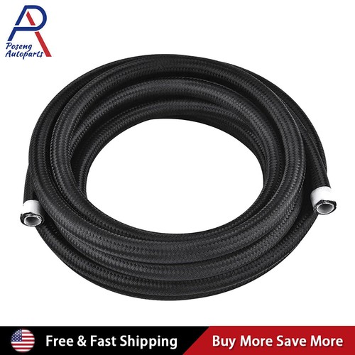 0.37inch 8AN PTFE Fuel Line AN8 E85 Fuel Line Kit Nylon Braided PTFE ...