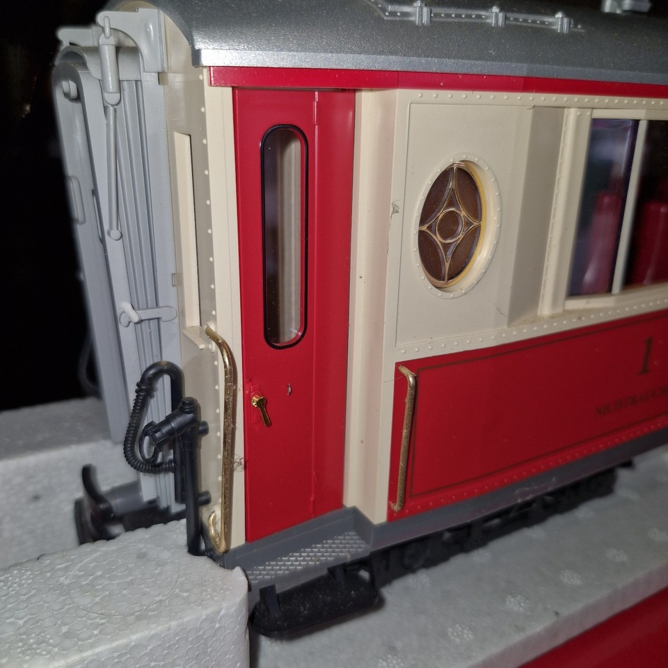 LGB 30650 RHB SALON CAR G SCALE GARDEN RAILWAY COLLECTOR ITEM WITH ...