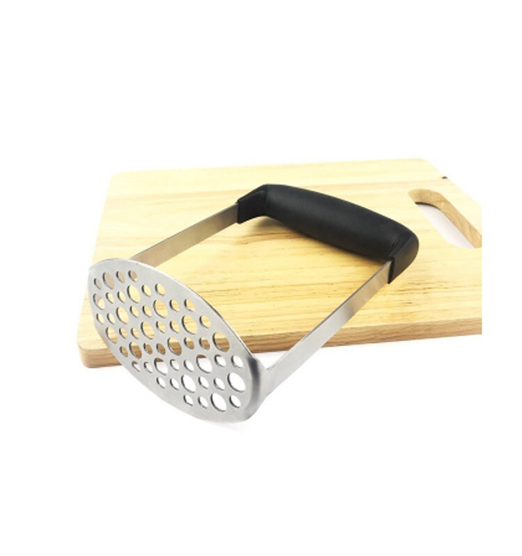 Crusher Potato Masher Long Head Hole Multifunction Stainless Steel ...