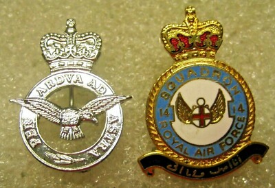 /British RAF 2 pins 14th SQN & RAF, 1950s | eBay
