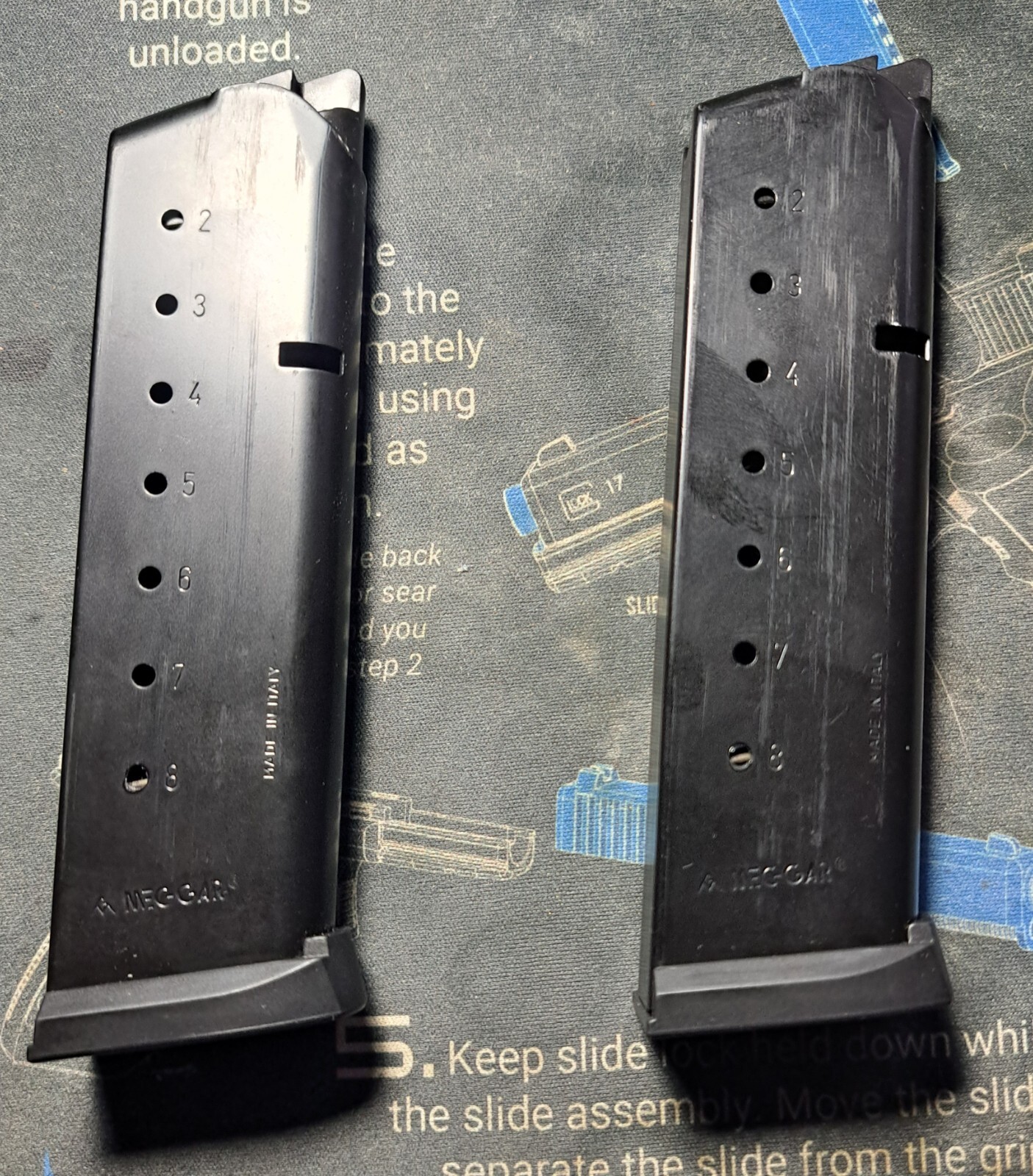 Taurus PT1911 8 Round Magazine .45 ACP Black Finish 358001301 | eBay