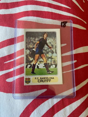 1977 1978 Johan Cruyff Barcelona Pacosa Card Futbol en Accion | eBay
