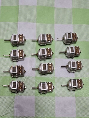 NOS 12pc lot HO Scale motors .079 shaft 1.5" lng 1" body engine parts ...