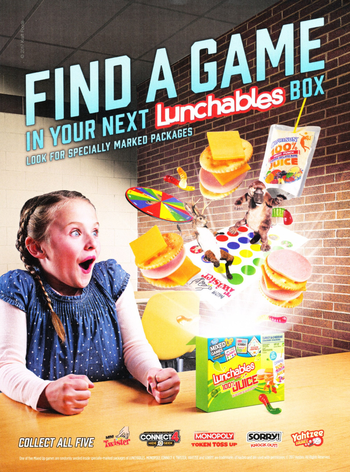 LUNCHABLES MAGAZINE promo ad #07 ORIGINAL PAGE 2017 | eBay