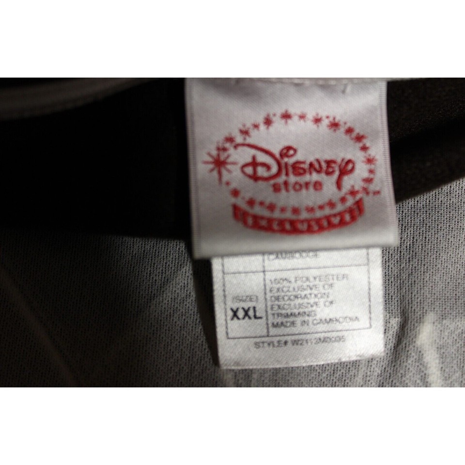 Disney Store White Snow Dwarf Grumpy Patch Zip up Track Jacket Mens 2XL ...