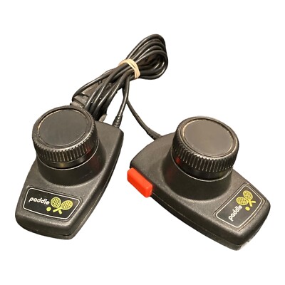 Vintage Atari 2600 Sears Telegames PADDLE CONTROLLERS Tested Working | eBay