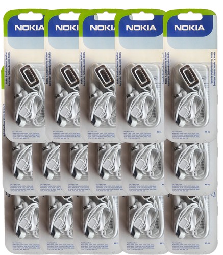 Lot of 16 Genuine Nokia HS-31 Headsets for 5100 6100 6610 7210 6235i ...