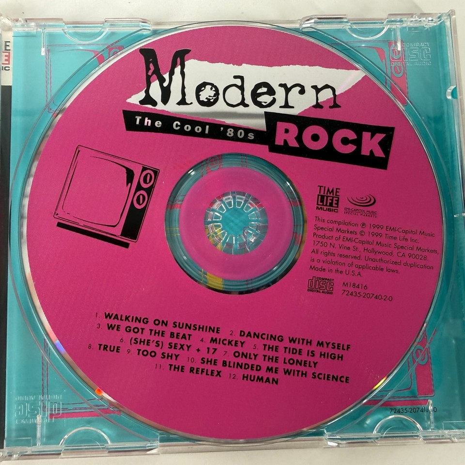 Modern Rock The Cool '80s CD 1999 Time Life Music Compilation Rock | eBay