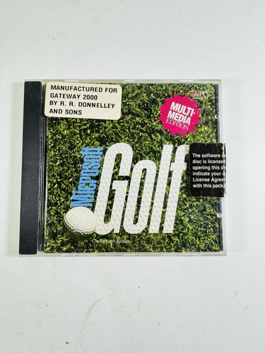 Vintage Microsoft Golf Windows PC 1993 Multimedia Edition Computer Game ...