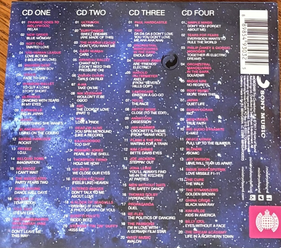 VARIOUS "ELECTRONIC 80S-THE COLLECTION" BRAND NEW ORIGINAL 2017 UK 4CD ALBUM | eBay