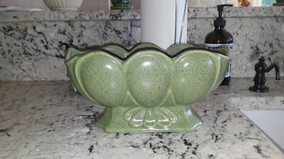 Planters - Vintage Mccoy Floraline Pottery Pedestal Planter