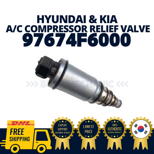 GENUINE OEM Hyundai Kia A/C Compressor Relief Valve 97674F6000 | eBay