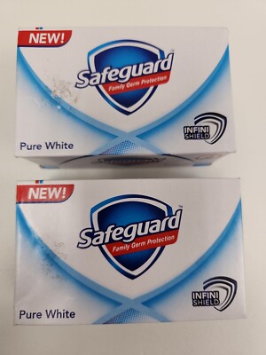 Safeguard Pure White Soap 130g Effective in removing skin germs (2 ...
