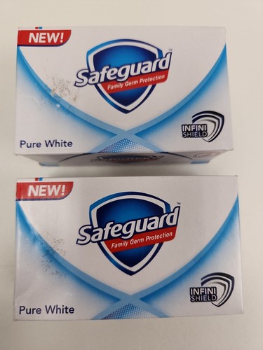 Safeguard Pure White Soap 130g Effective in removing skin germs (2 ...