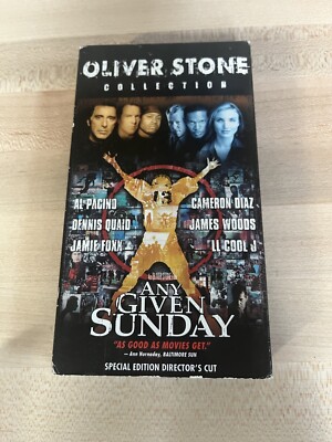 Any Given Sunday (VHS, 2000, Special Edition Directors Cut) 85391832232 ...