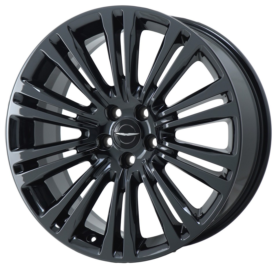20" CHRYSLER 300 PVD BLACK CHROME WHEELS-C RIMS FACTORY OEM 2420 ...