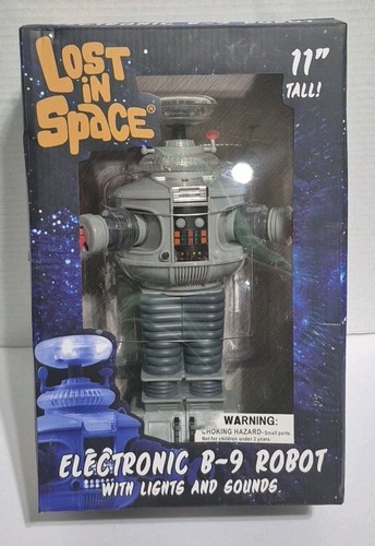 LOST IN SPACE 11" ELECTRONIC B-9 ROBOT ACTION FIGURE NEW IN BOX DIAMOND SELECT | eBay
