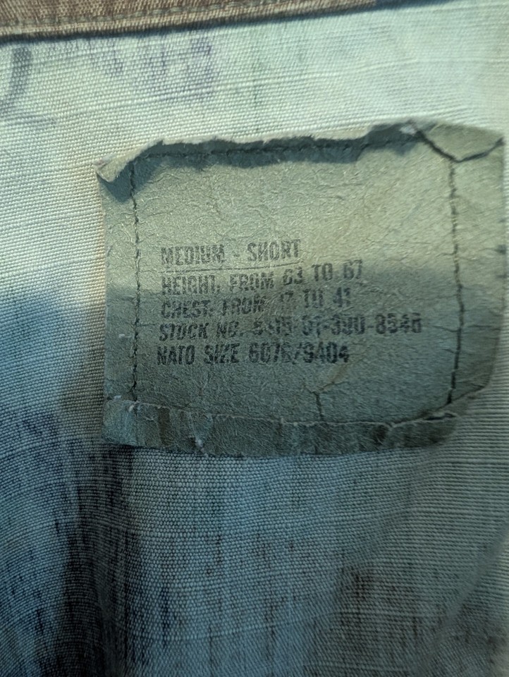 Vintage Military Issue Woodland Camo Jacket | eBay